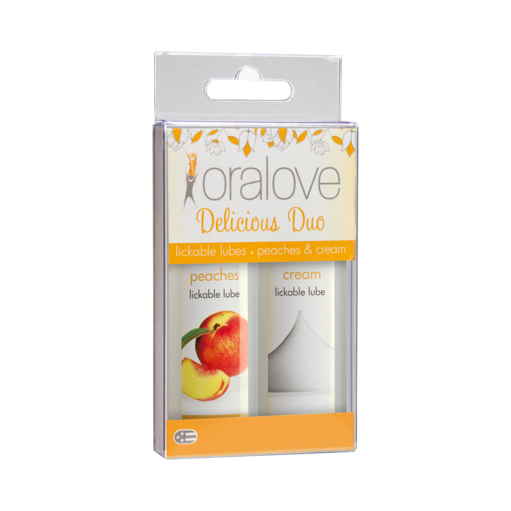 Oralove Delicious Duo Peaches and Cream – Red Garter